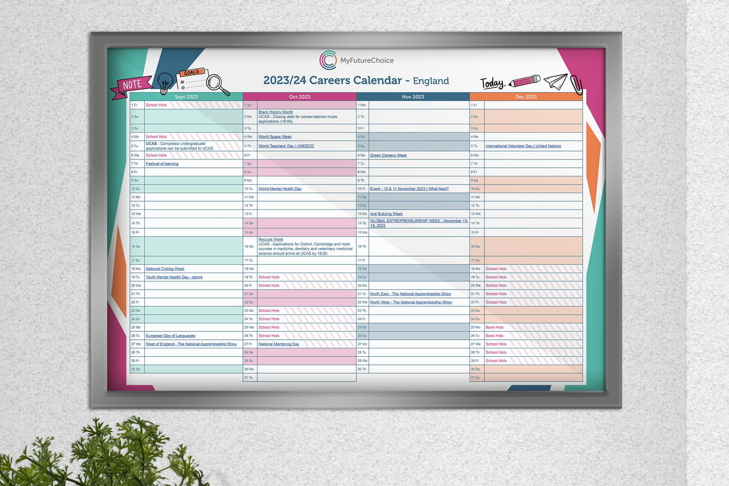 2024/25 Interactive Careers Calendar for Schools & Colleges ...